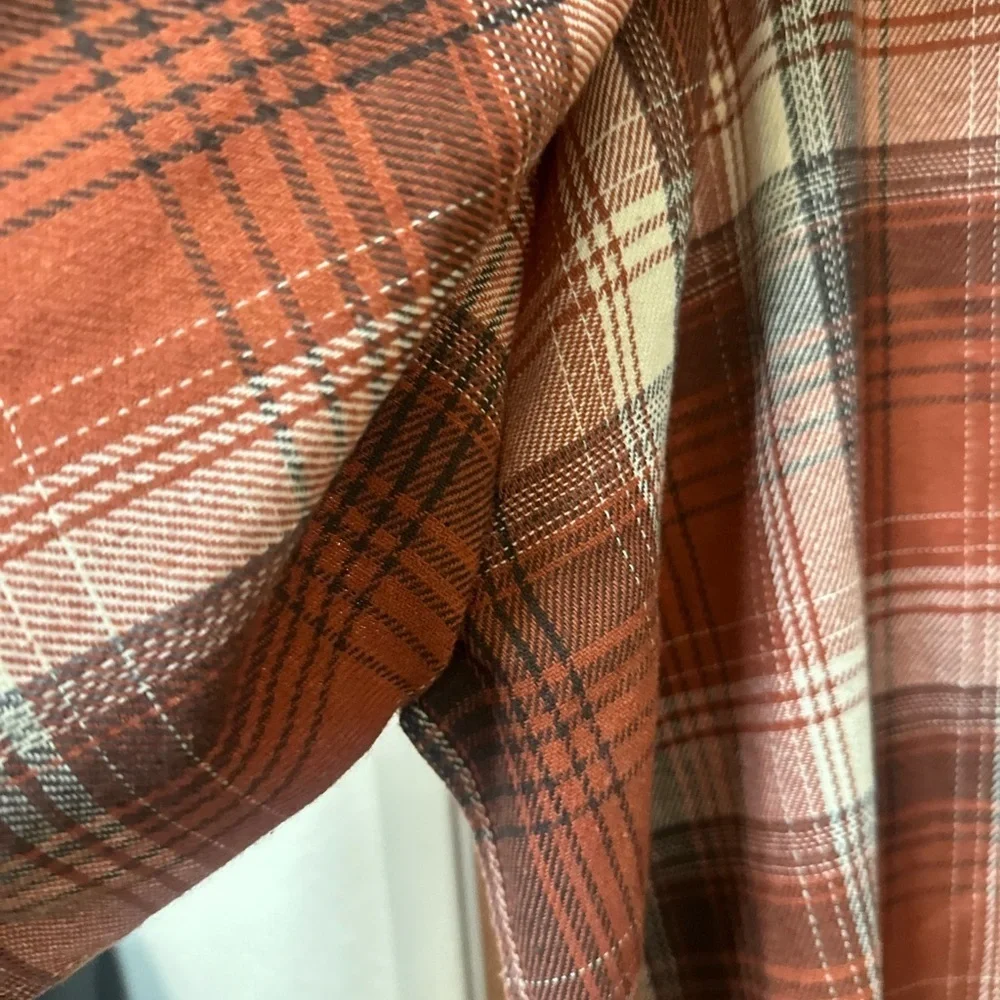 Kori | Jackets & Coats | Kori Plaid Cape In Rust And Black | Poshmark